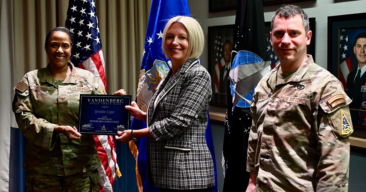 Yvette Cope Selected to Vandenberg Honorary Commander Program | Lompoc ...